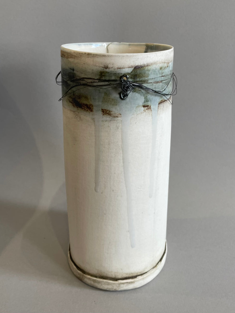 Wire Wrapped Cylinders by Audrey Hammett – Buckinghamshire Craft Guild