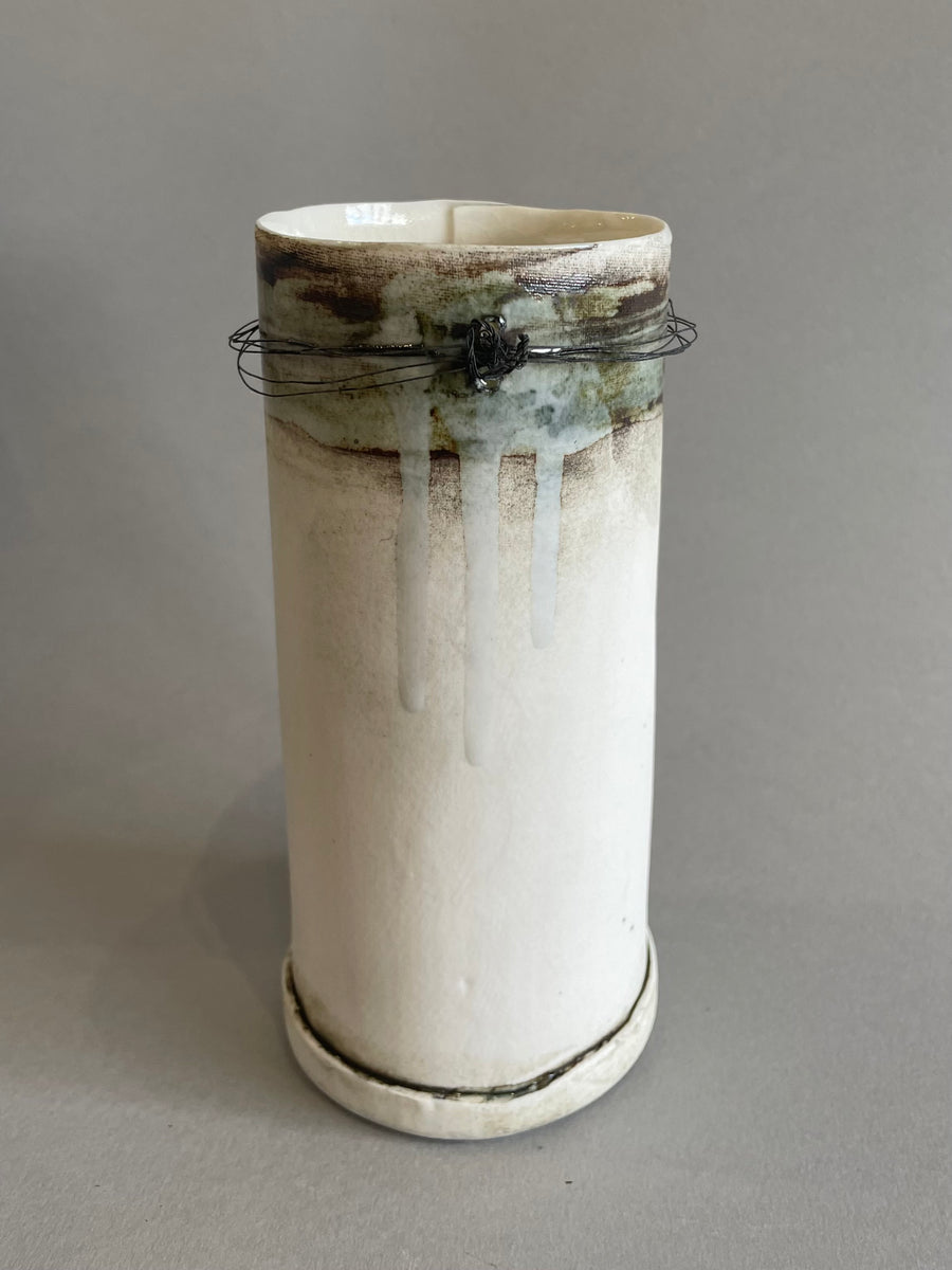 Wire Wrapped Cylinders by Audrey Hammett – Buckinghamshire Craft Guild