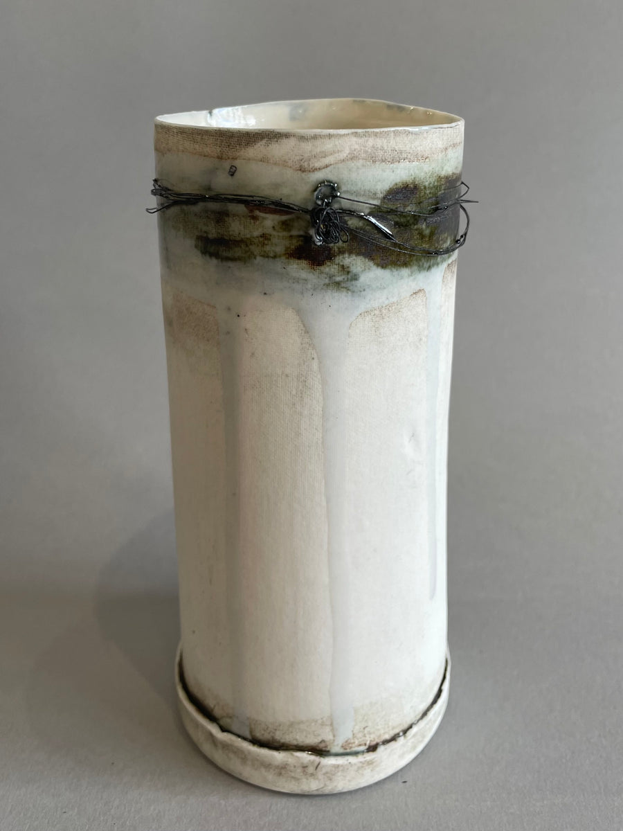 Wire Wrapped Cylinders by Audrey Hammett – Buckinghamshire Craft Guild