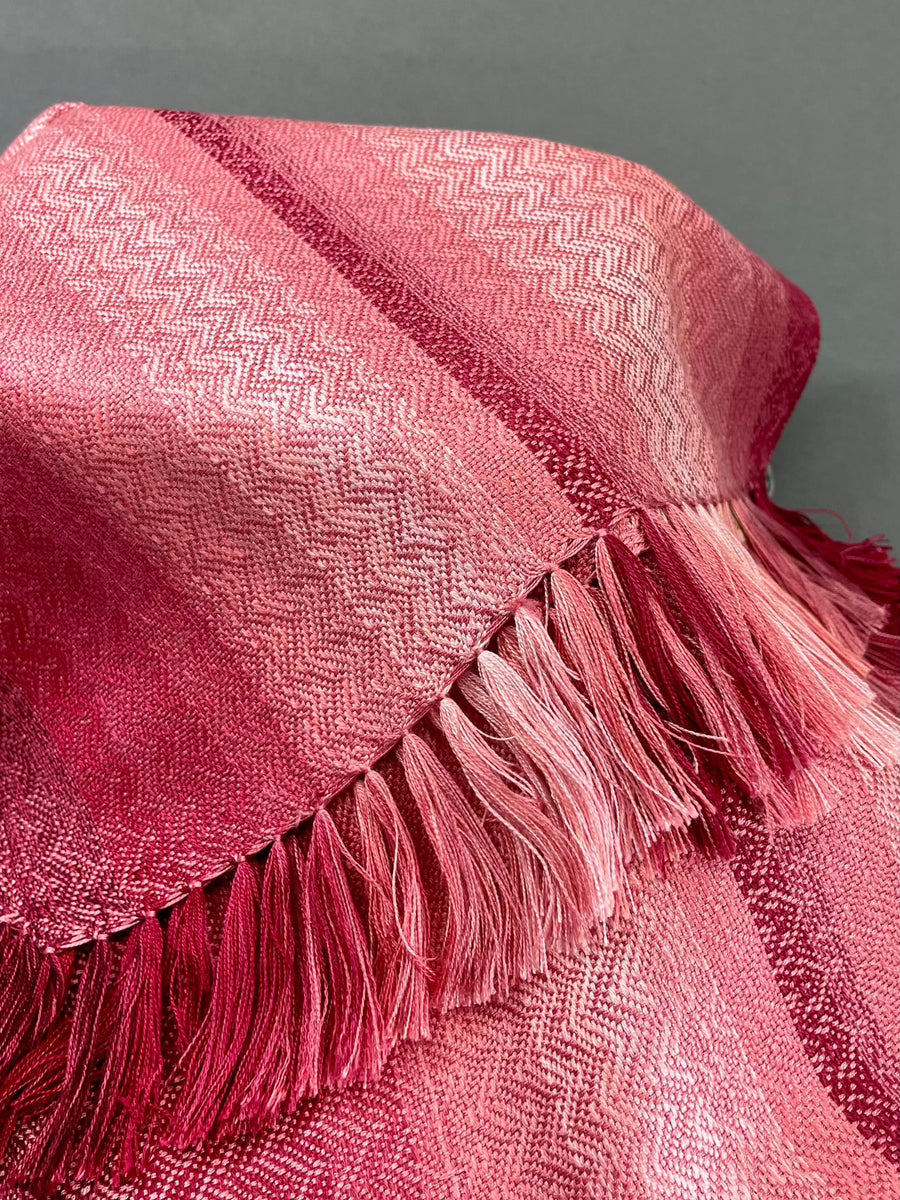 In the Pink scarf by Ann Brooks – Buckinghamshire Craft Guild